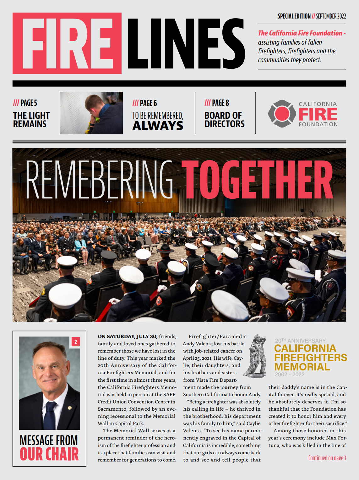 Fire Lines Special Edition - 20 Years of the California Firefighters ...