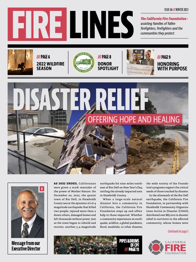 Fire Lines Newsletter - Winter 2022/23 | California Fire Foundation