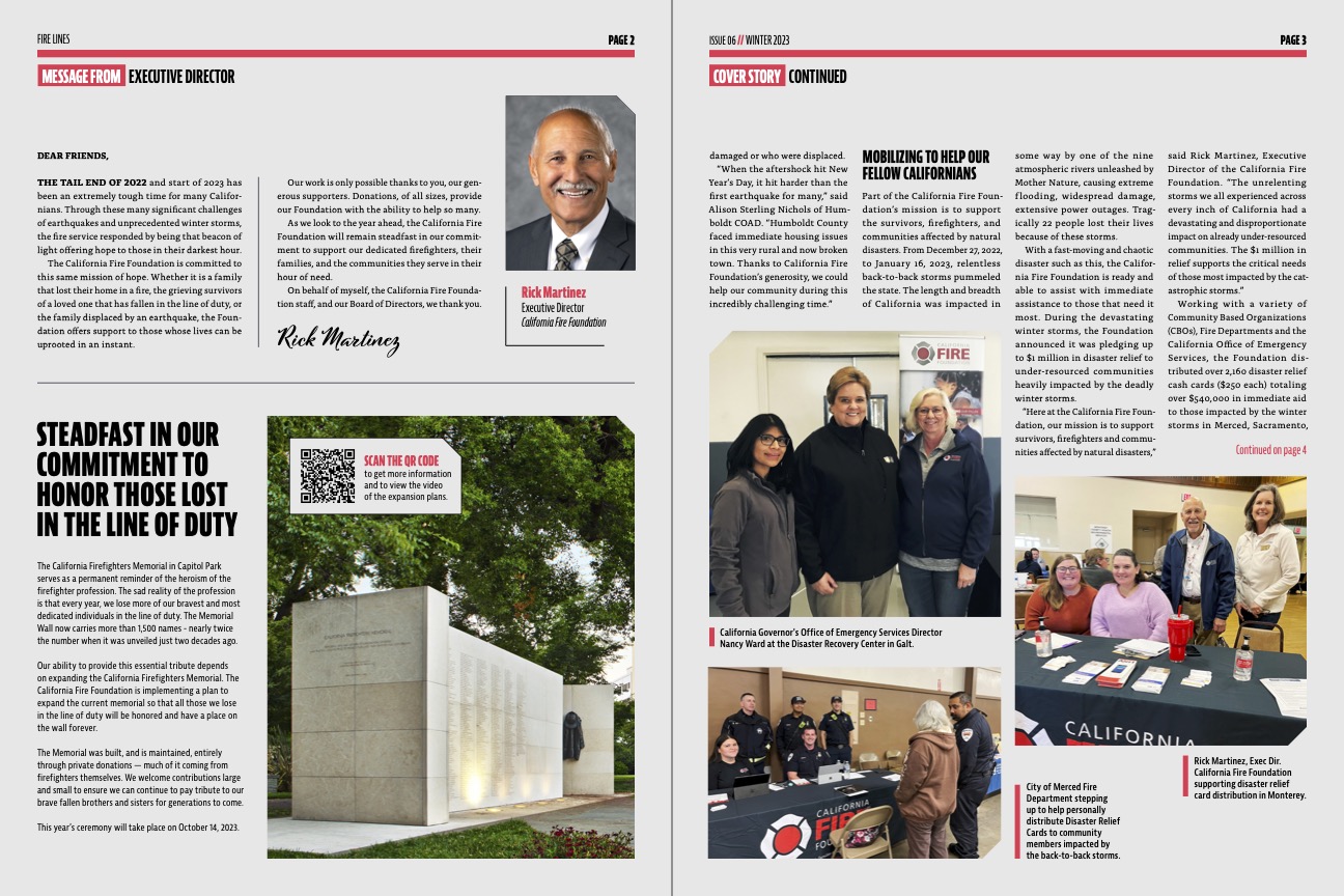 Fire Lines Newsletter - Winter 2022/23 | California Fire Foundation