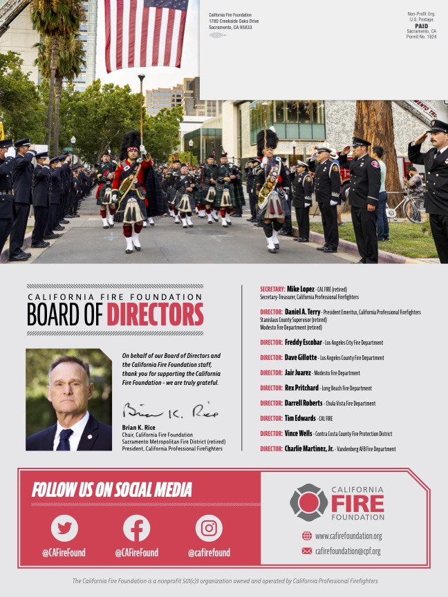 Fire Lines Newsletter - Winter 2022/23 | California Fire Foundation